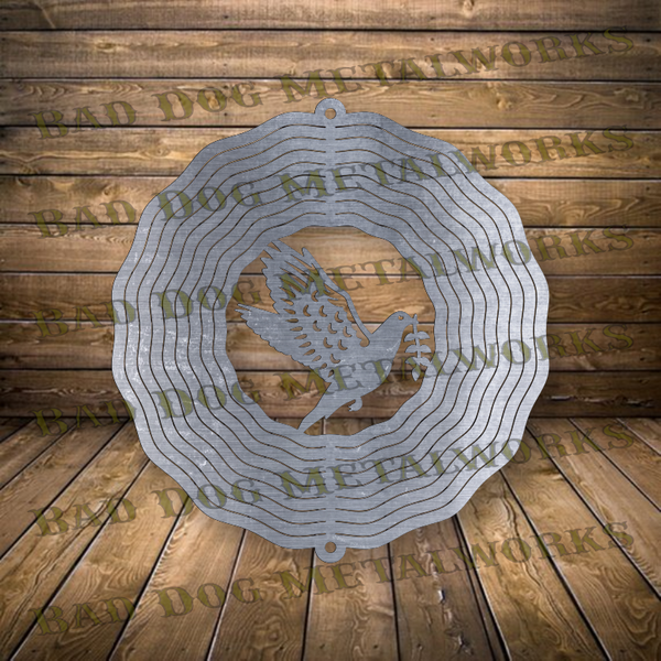 Dove Wind Spinner - Svg and Dxf – Bad Dog Metalworks