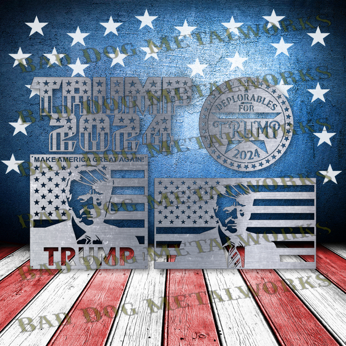 Trump Essential File Pack - Dxf and Svg Files – Bad Dog Metalworks