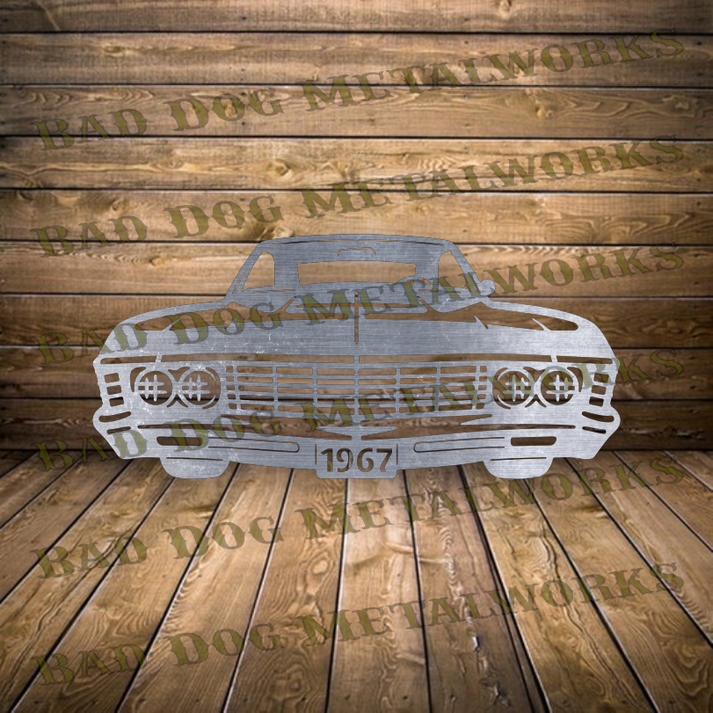 1967 Chevy Impala Front End - Dxf and Svg – Bad Dog Metalworks