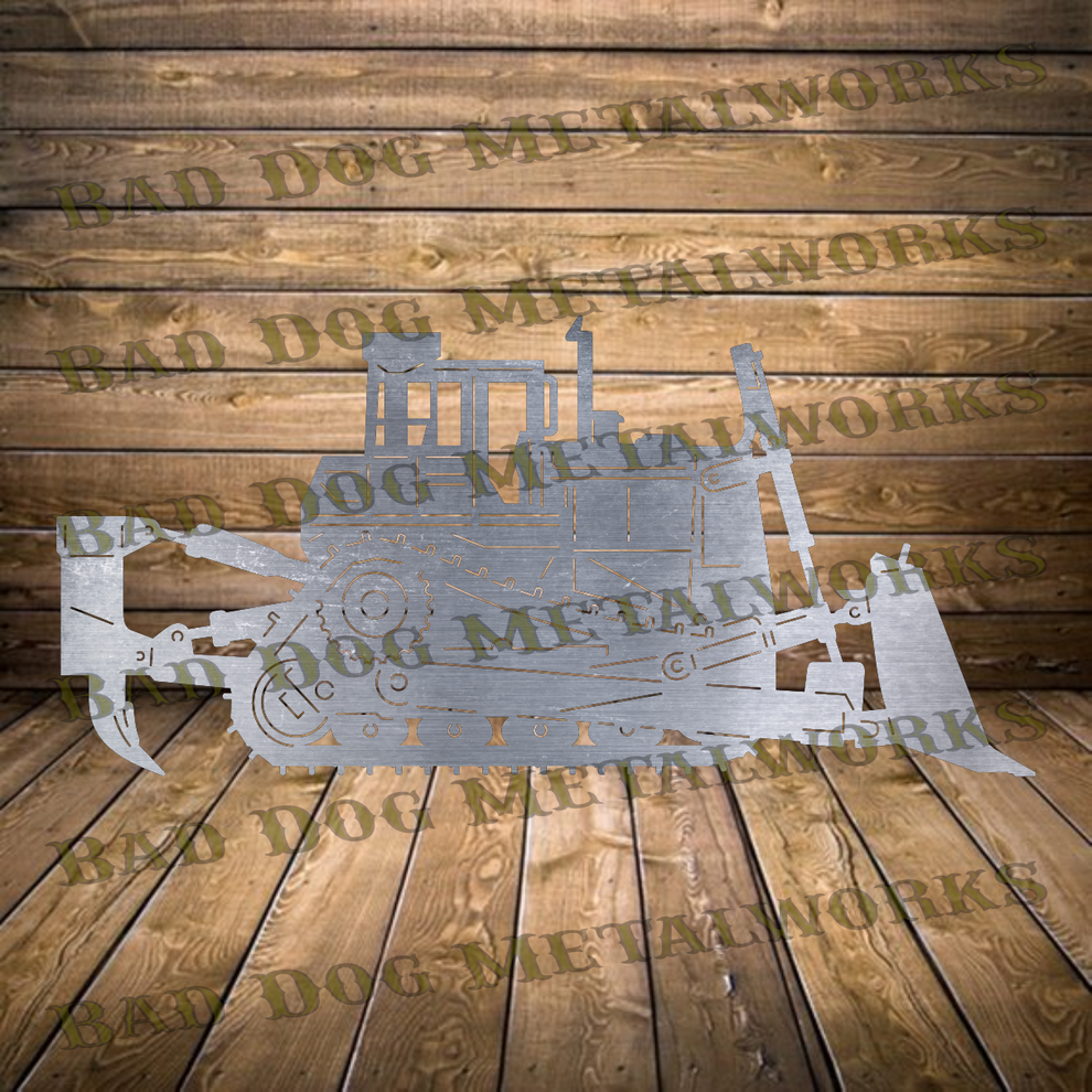 Bulldozer - Dxf and Svg – Bad Dog Metalworks