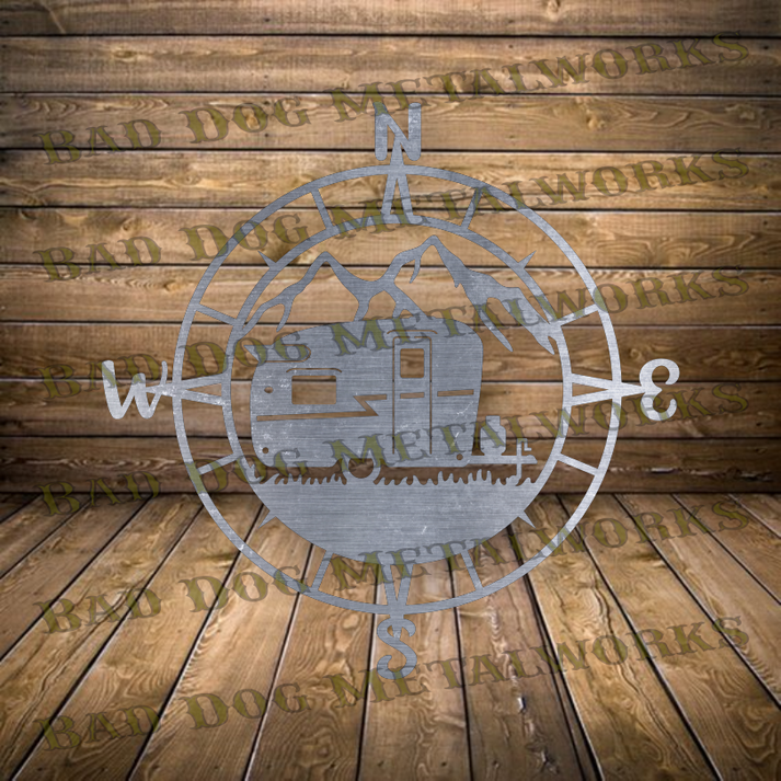 Camper Compass - Dxf and Svg – Bad Dog Metalworks