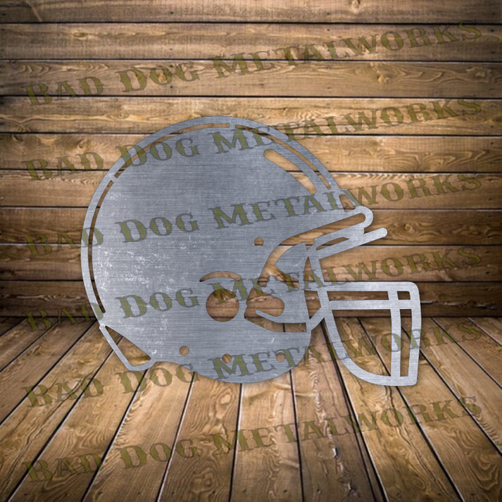 Football Helmet - Dxf and Svg – Bad Dog Metalworks