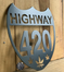 Highway 420 Interstate Sign – Bad Dog Metalworks