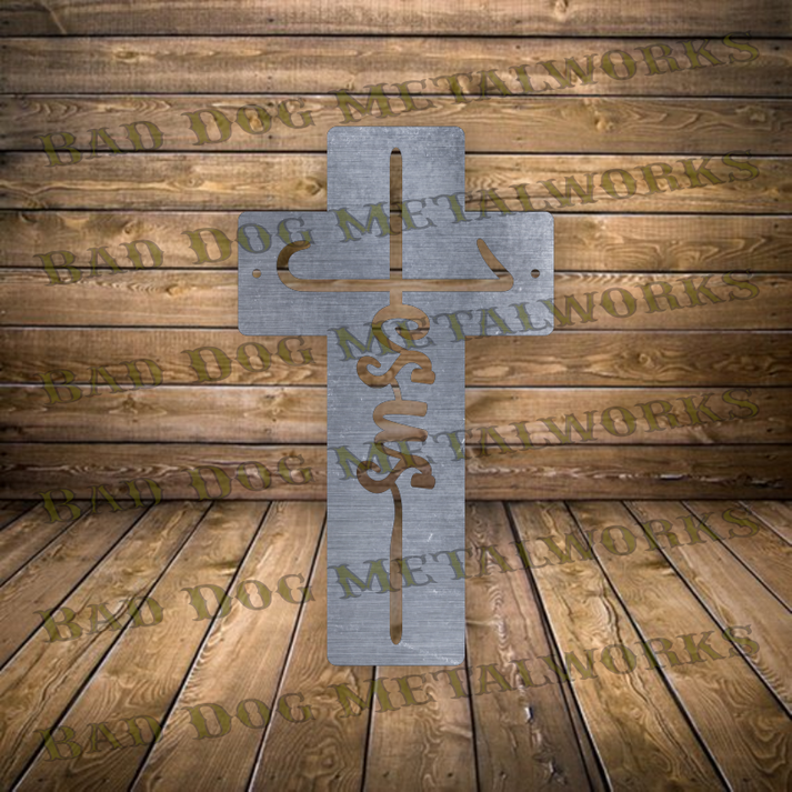 Jesus Cross - Dxf and Svg – Bad Dog Metalworks
