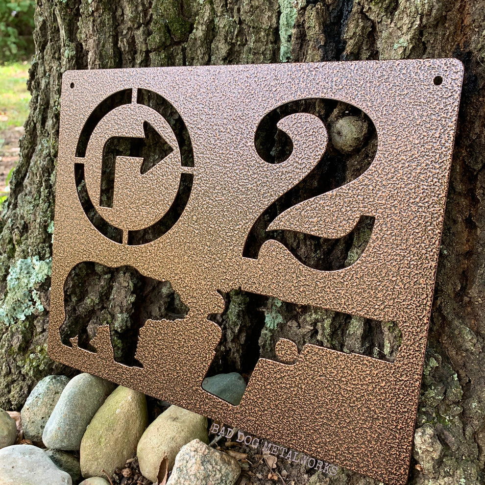 Right To Bear Arms Pictogram – Bad Dog Metalworks