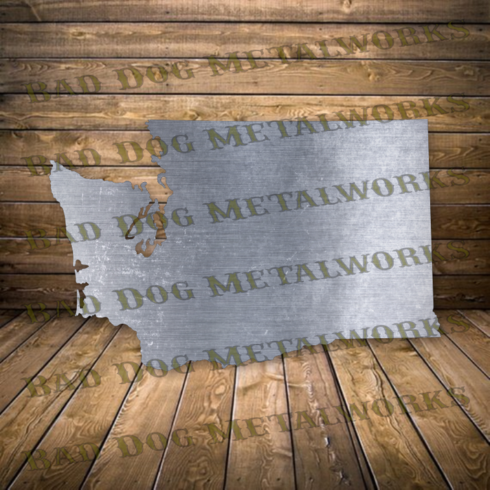 Washington State Outline - Dxf and Svg – Bad Dog Metalworks